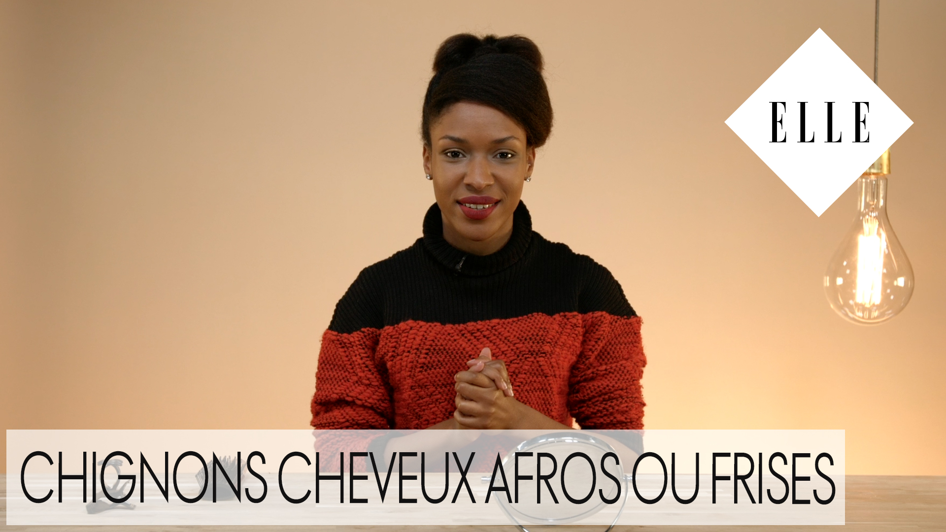Comment faire un joli chignon sur cheveux afros et frisés : notre tuto ...