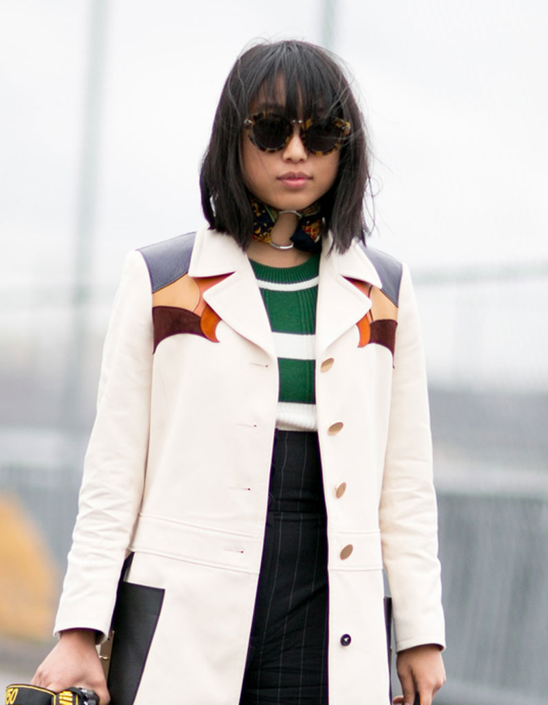 Frange droite avec un carré - 20 façons de porter la frange droite avec ...