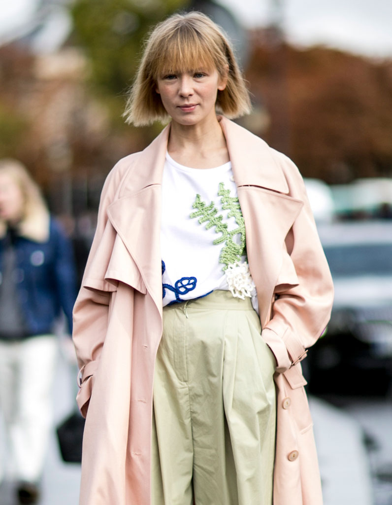 Frange droite effilée - 20 façons de porter la frange droite avec style ...