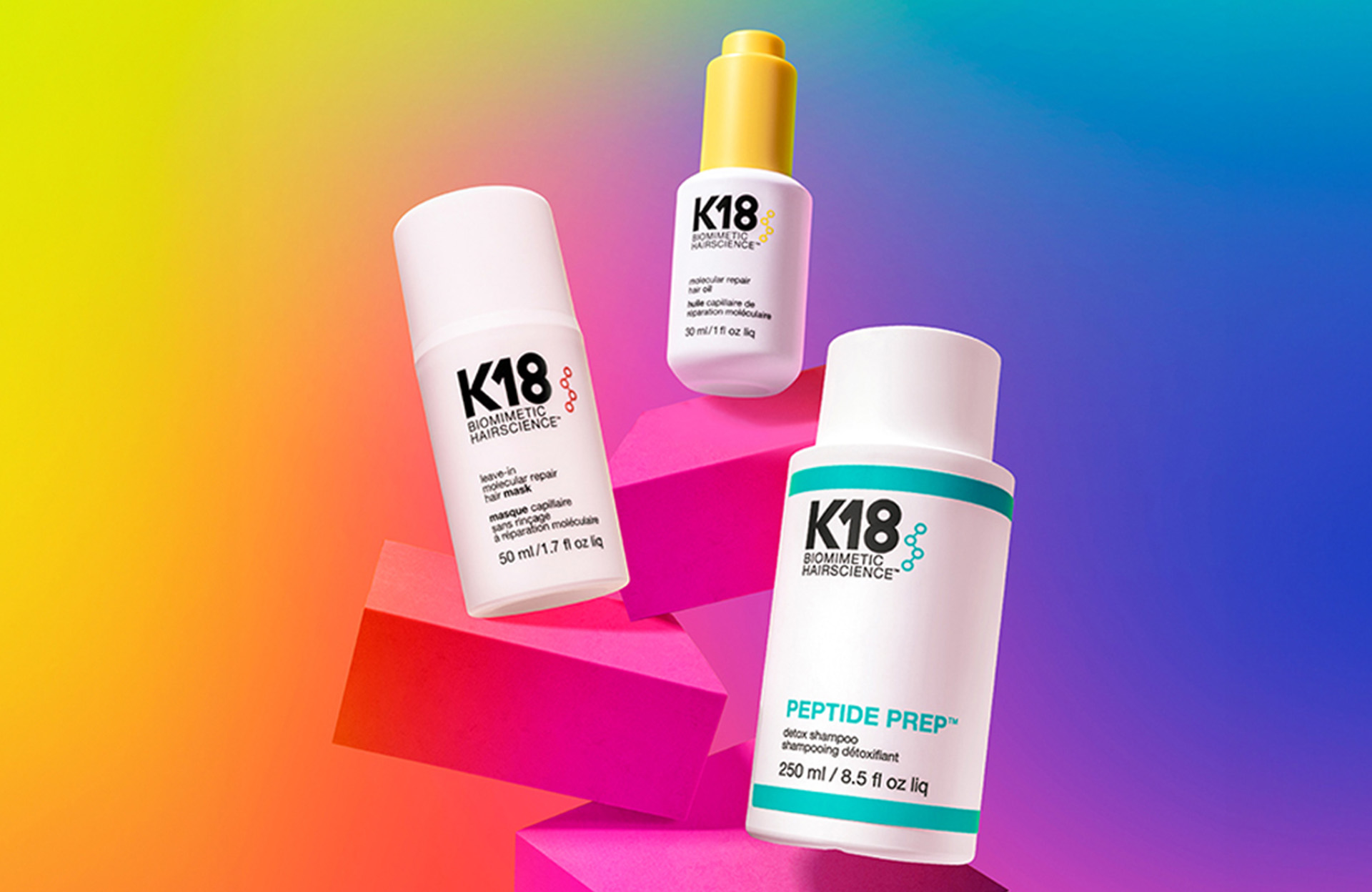 Gagnez une routine réparation du cheveu K18 - Elle