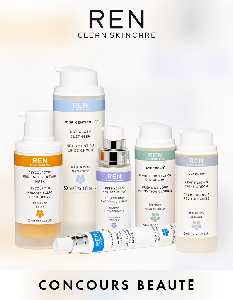 Votre vanity belle peau avec REN SKINCARE - Elle