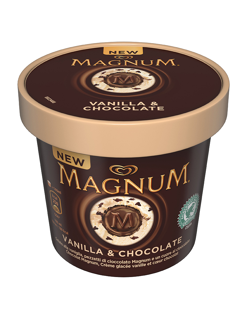 MAGNUM CUP VANILLE CHOCOLAT - Les nouveaux desserts glacés de l’été ...