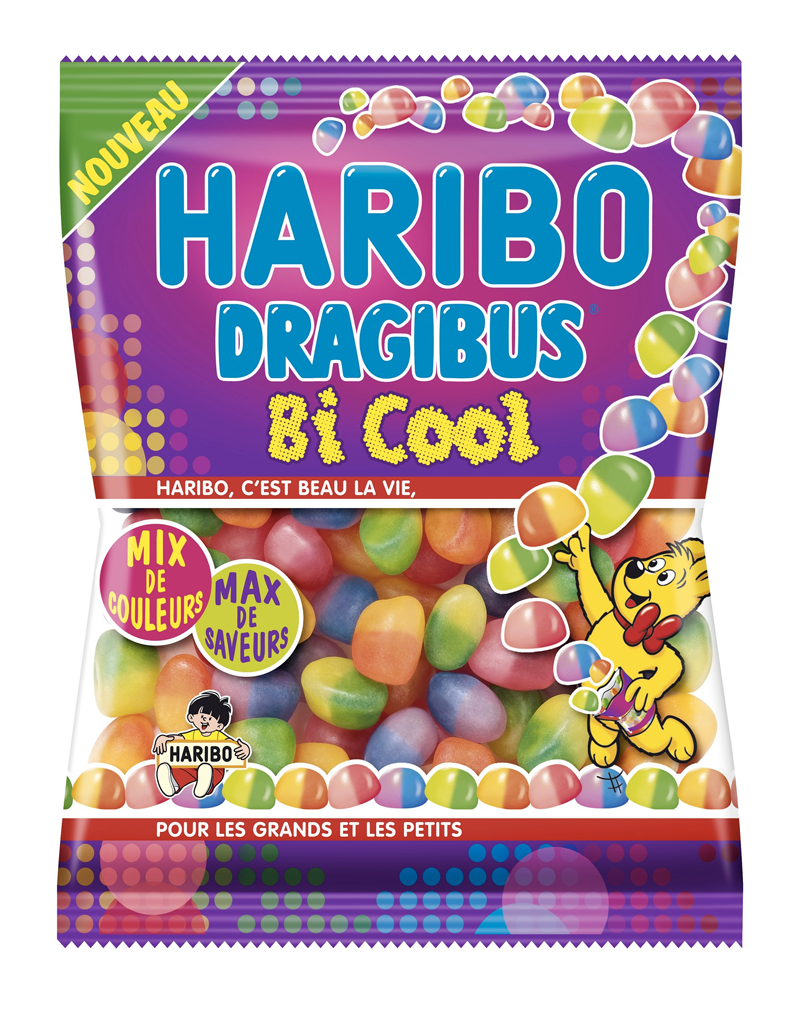 Dragibus bi-cool Haribo - Match food : sucreries originales vs ...