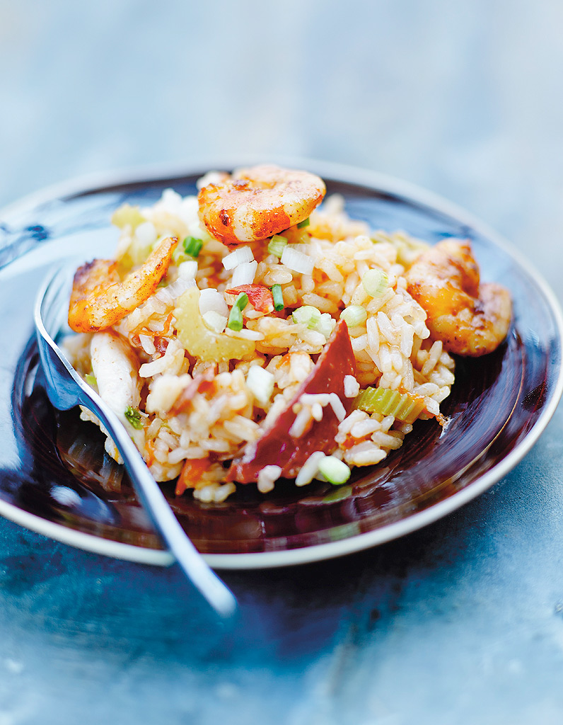 Riz jambalaya pour 4 personnes - Recettes Elle à Table