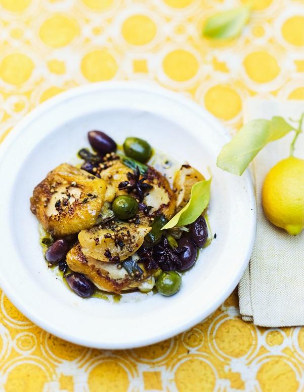 Tajine De Poulet Aux Olives Et Citrons Confits Pour 6 Personnes