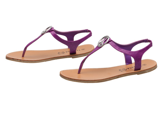 Sandales violette Sismix - Chaussures girly pour jolis petons ! - Elle