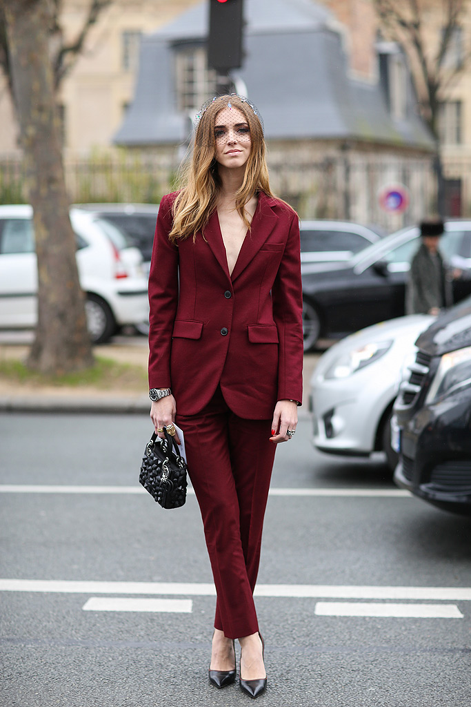 Sexy En Tailleur Pantalon Chiara Ferragni Un Style à Litalienne Elle