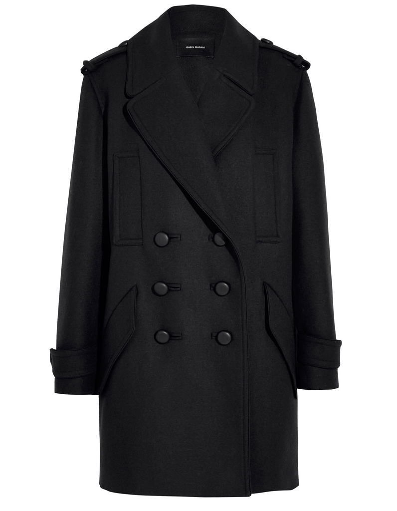 Caban femme laine Isabel Marant - 25 beaux cabans pour être navy chic ! - Elle