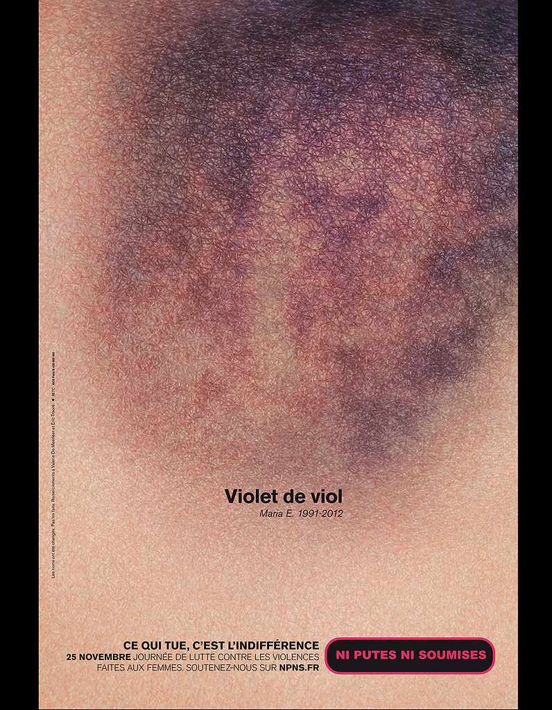« Violet de viol » - 80 affiches pour dénoncer les violences faites aux ...